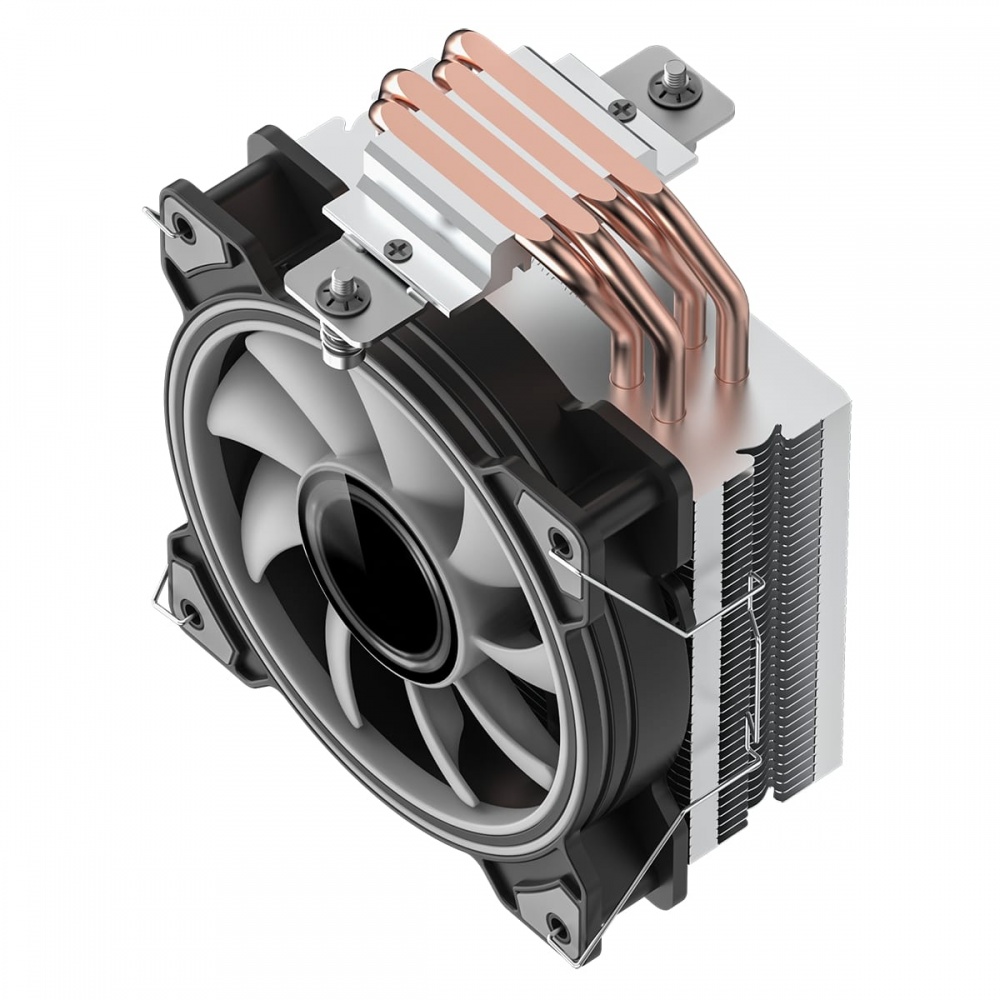 GameMax Ice Blade CPU Cooler With 120mm PWM ARGB Infinity Fan 4 x 6mm Heat Pipes TDP 190W ...